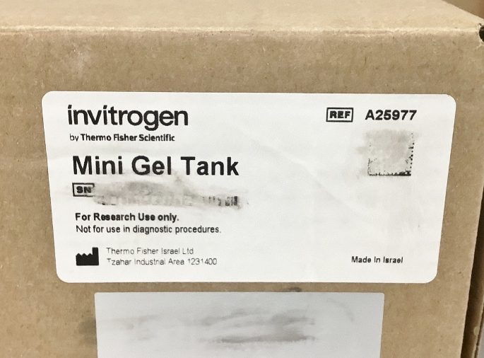 Invitrogen Mini Gel Tank - Unused in Box - Lab World Group