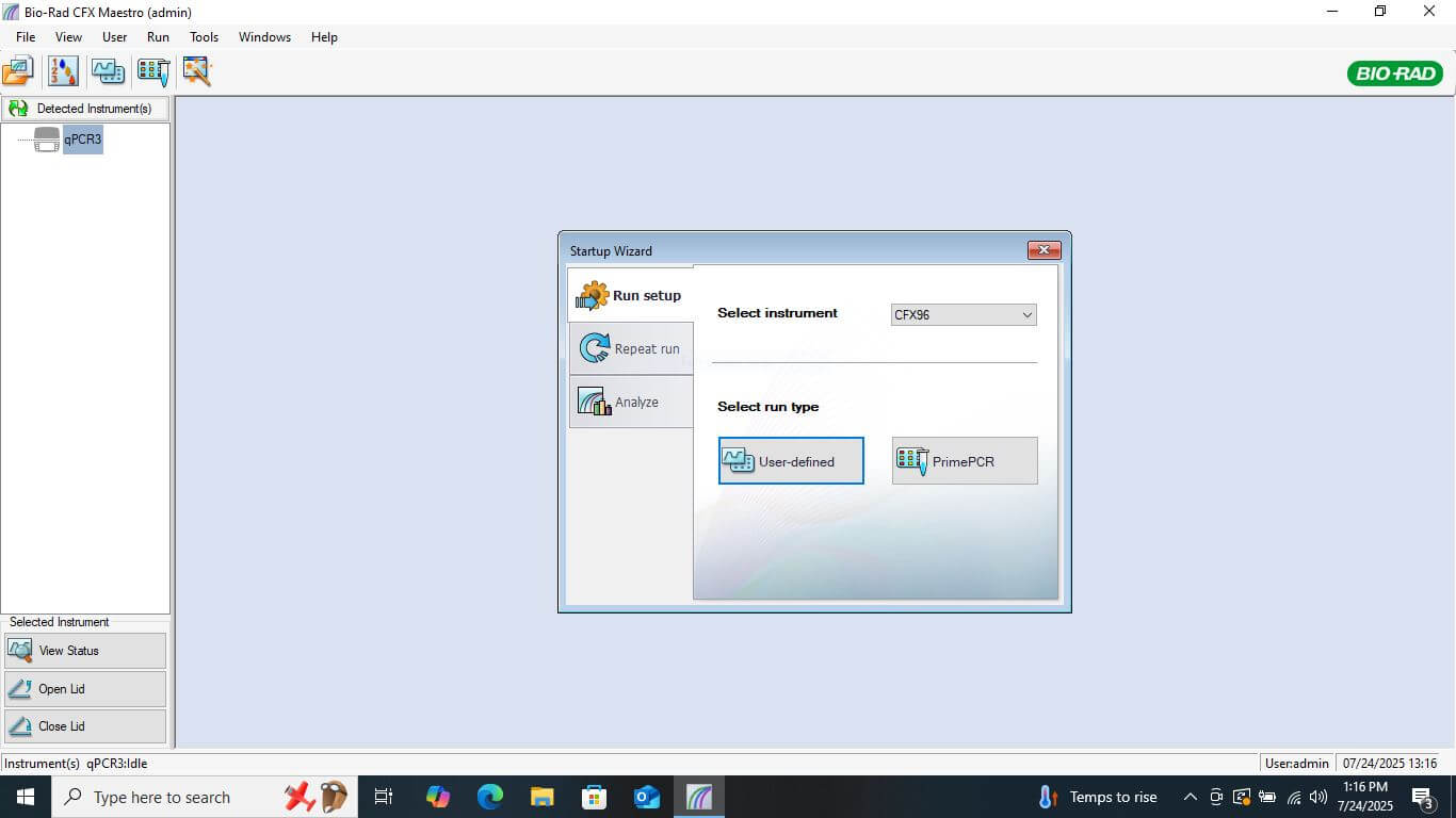 Bio Rad CFX Opus 96 Real Time PCR - The Lab World Group