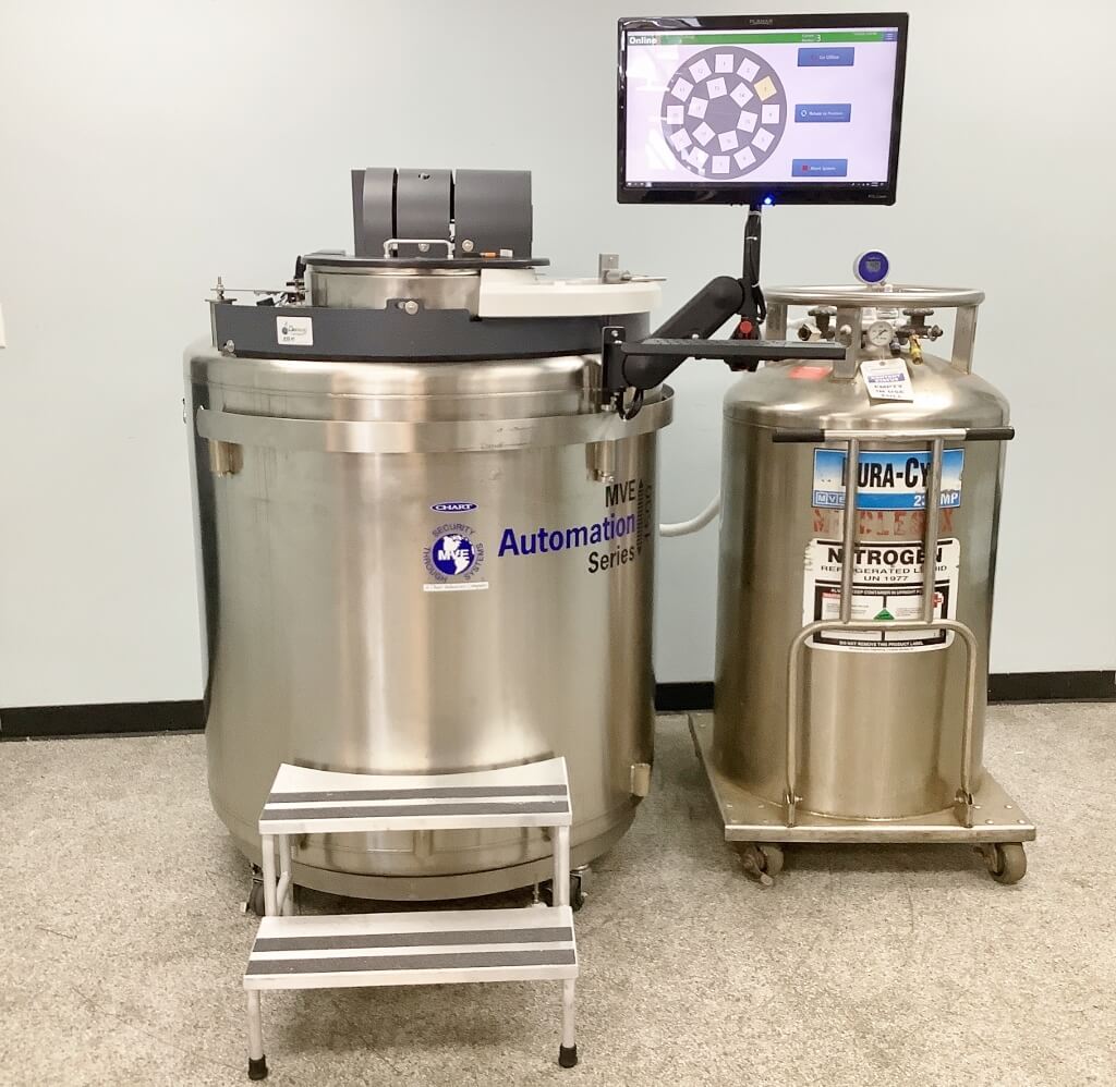 MVE 1500 Automation Cryogenic Storage System