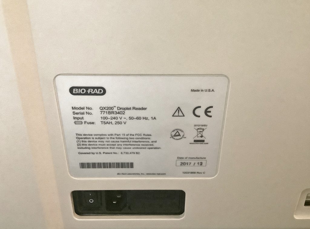 BioRad QX200 Droplet Digital PCR System - The Lab World Group