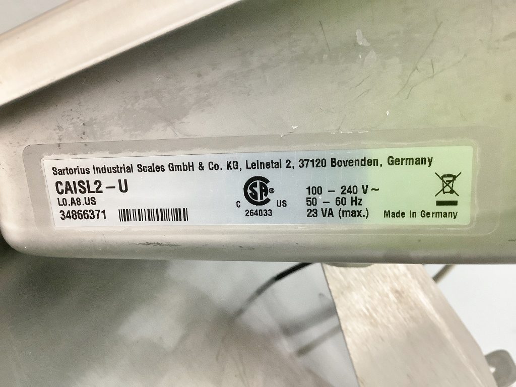 Sartorius Combics 2 Scale Indicator - The Lab World Group