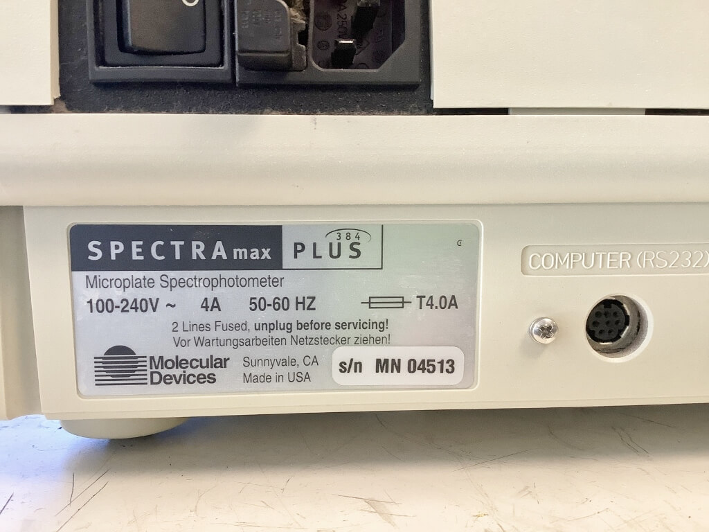 Molecular Devices SpectraMax 384 Plus Microplate Reader