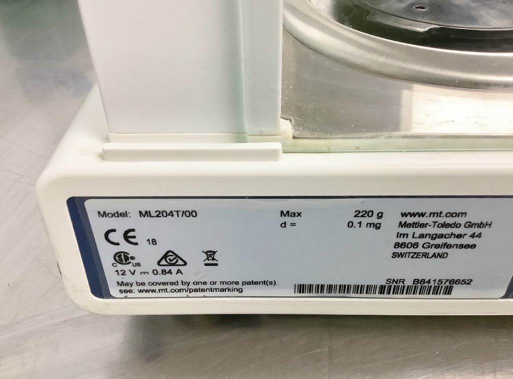 Mettler Toledo ML204T Balance - The Lab World Group