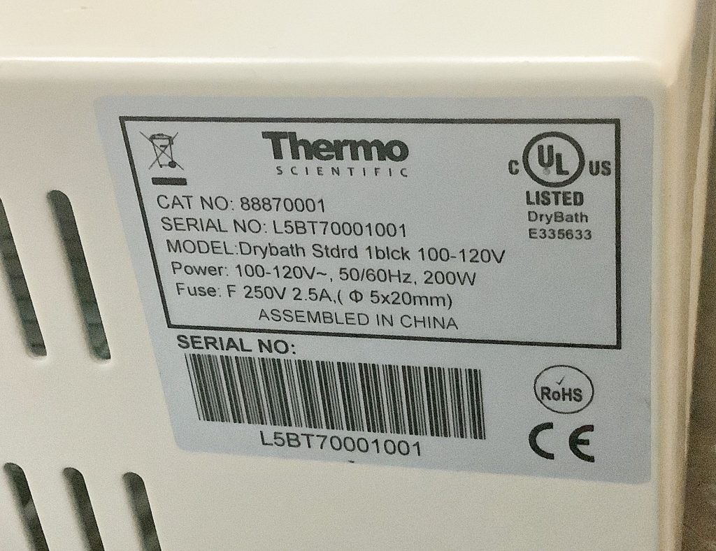 Thermo Fisher Heat Block - Dry Bath - The Lab World Group
