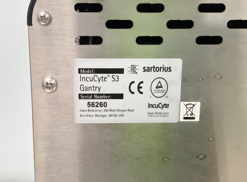 Sartorius Incucyte S3 Live Cell Analysis System - TLWG
