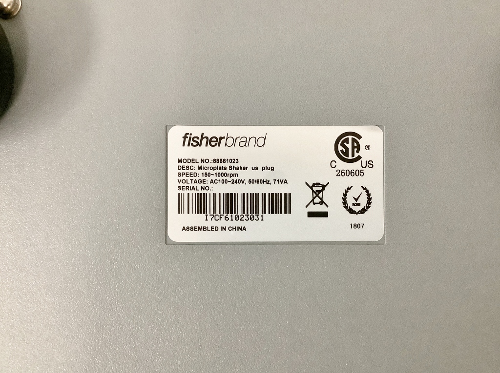 Fisher Microplate Shaker - The Lab World Group
