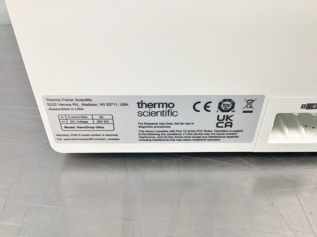 Thermo Nanodrop Ultra Spectrophotometer - 2024 - The Lab World Group