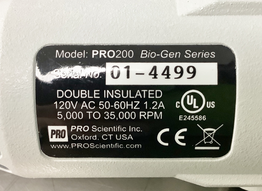 Bio Gen PRO200 Homogenizer - The Lab World Group