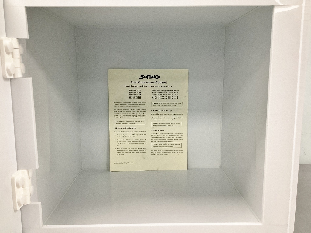 SciMatCo Acid Cabinet - The Lab World Group