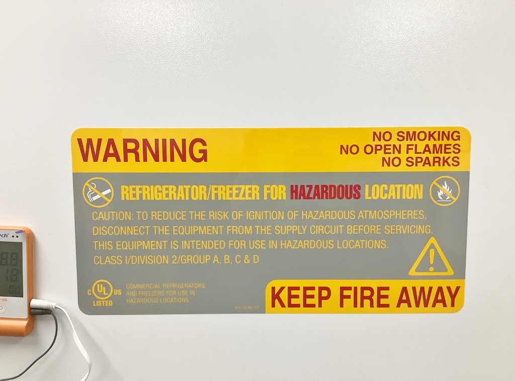 Explosion Proof Freezer - 2025 Unused - The Lab World Group
