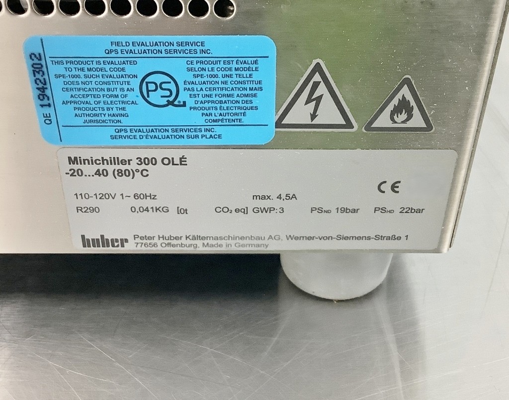 Huber Minichiller 300 OLE - 2025 Unused - The Lab World Group