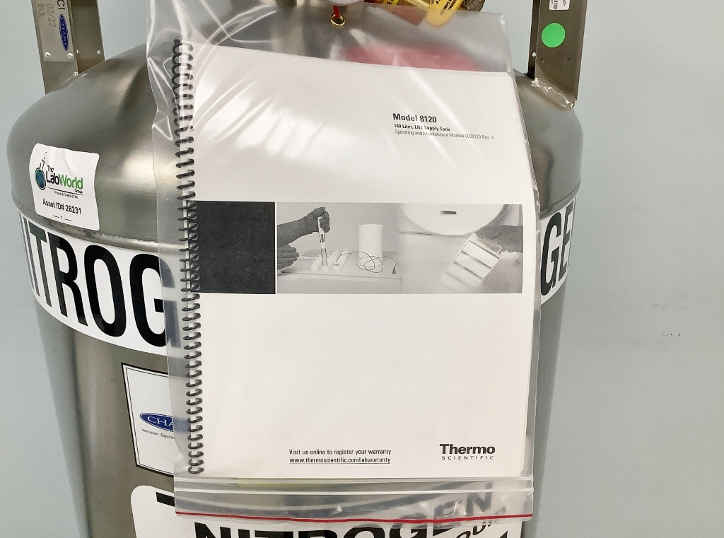 Thermo Scientific LN2 Supply Tank 180L - 2022 Unused - The Lab World Group