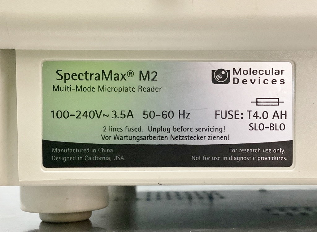 Molecular Devices SpectraMax M2 Plate Reader