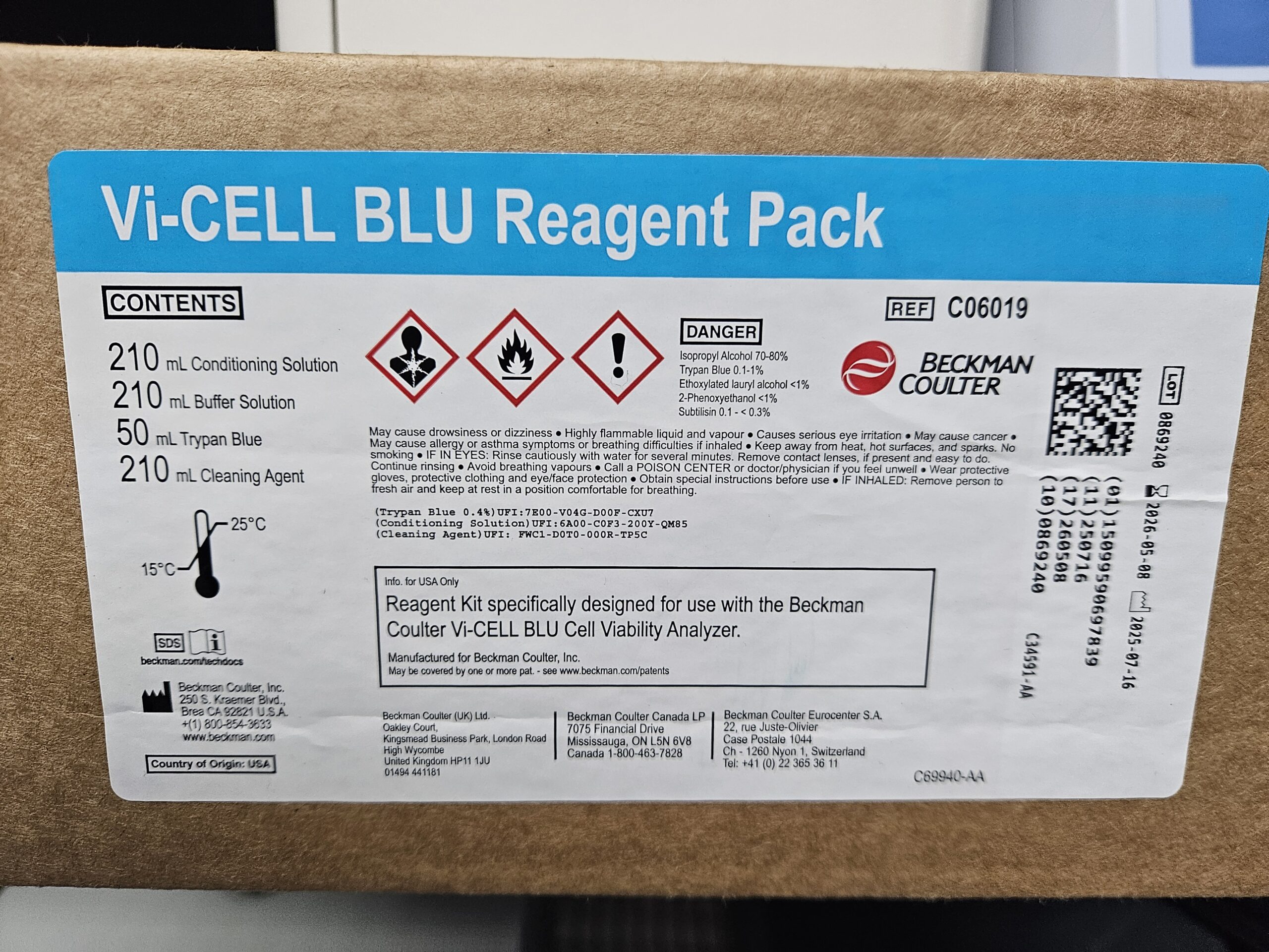 Beckman Vi Cell BLU Cell Viability Counter - The Lab World Group