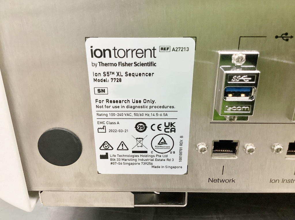 Thermo Ion Torrent S5 XL Semiconductor Sequencer - The Lab World Group